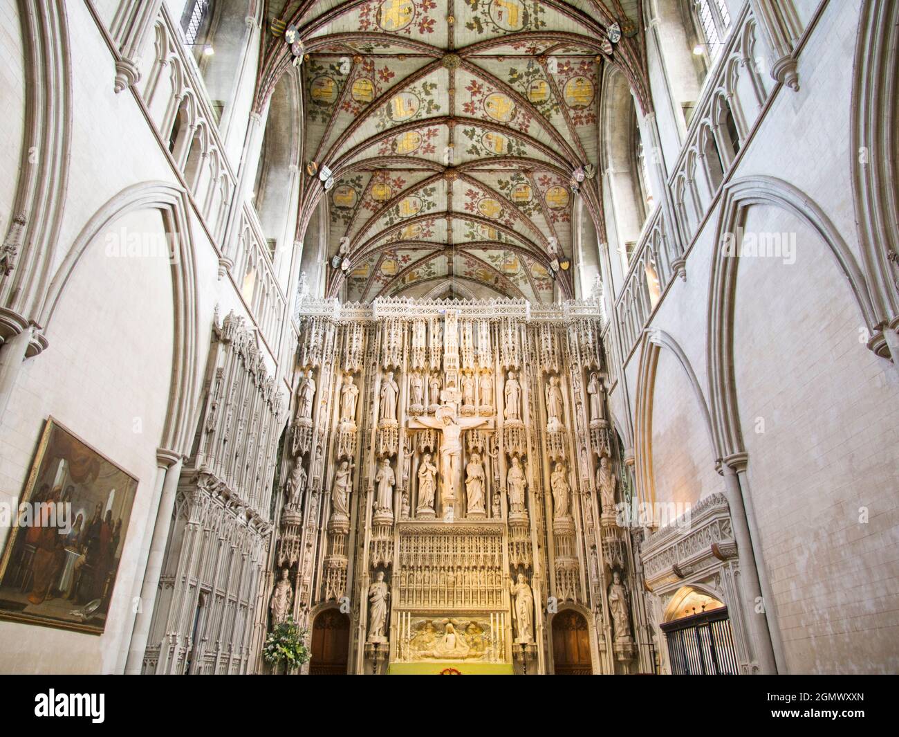 Interior ceiling st albans cathedral hi-res stock photography and ...