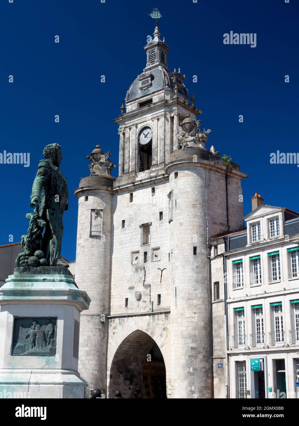 La Rochelle, France - 7 September 2015; no people in view. Bronze ...