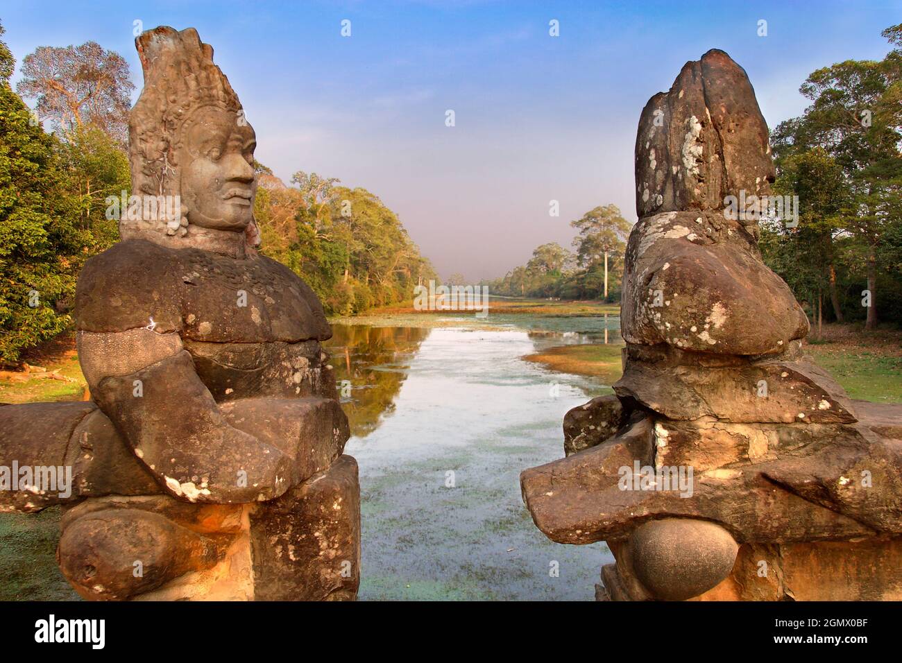 Angkor Thom, Cambodia - 19 January 2005 A triumph of Medieval Khmer ...