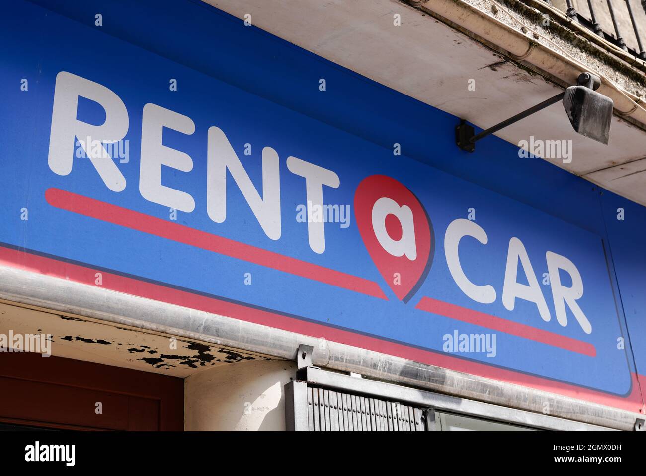 Bordeaux , Aquitaine France - 09 05 2021 : rent a car logo brand and ...