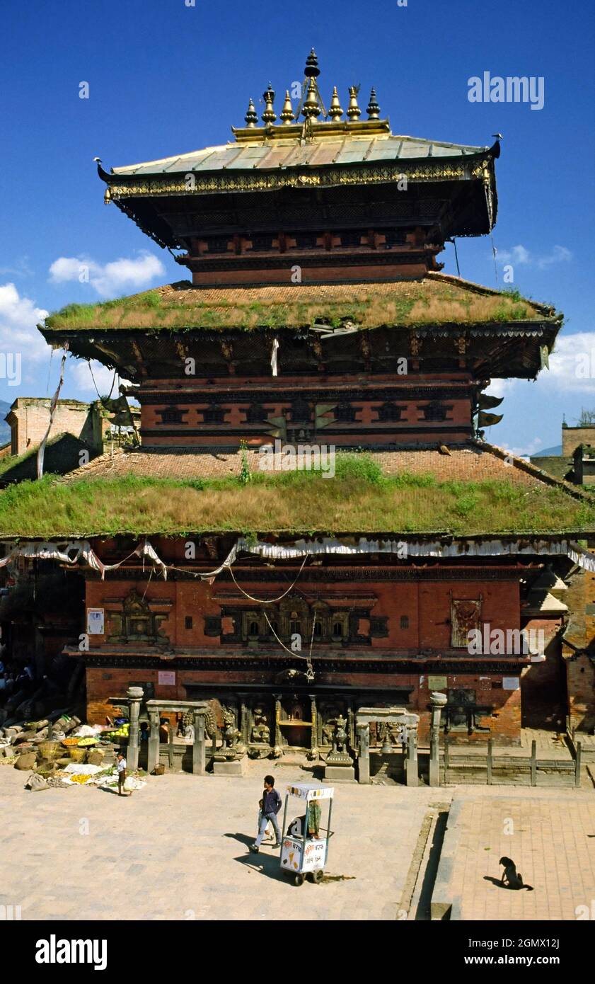 Patan, Nepal - 12 October 1984 The historic city of Patan is the third ...