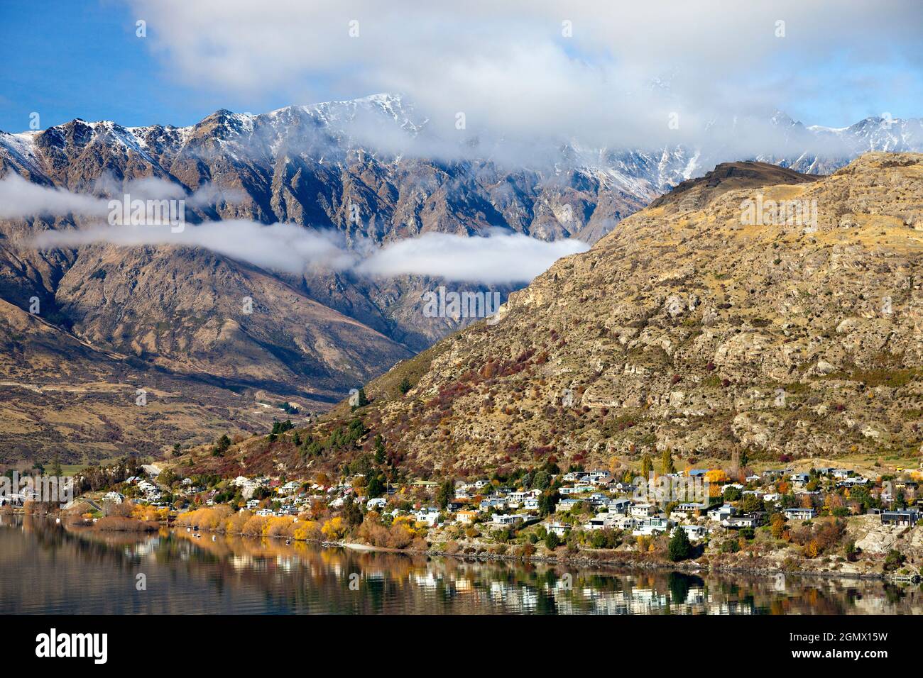Queenstown, New Zealand - 21 May 2012 A fabulous view of Queenstown ...