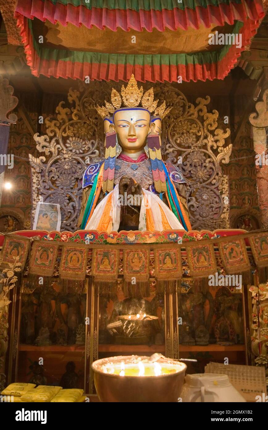 Gyangtse, Tibet - October 2006 The Palcho Monastery in Gyantse, Tibet ...