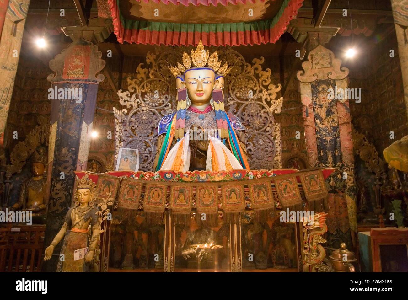 Gyangtse, Tibet - October 2006 The Palcho Monastery in Gyantse, Tibet ...