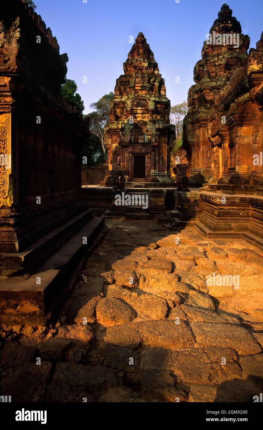 Angkor Thom, Cambodia - 13 February 2005; A triumph of Medieval Khmer ...