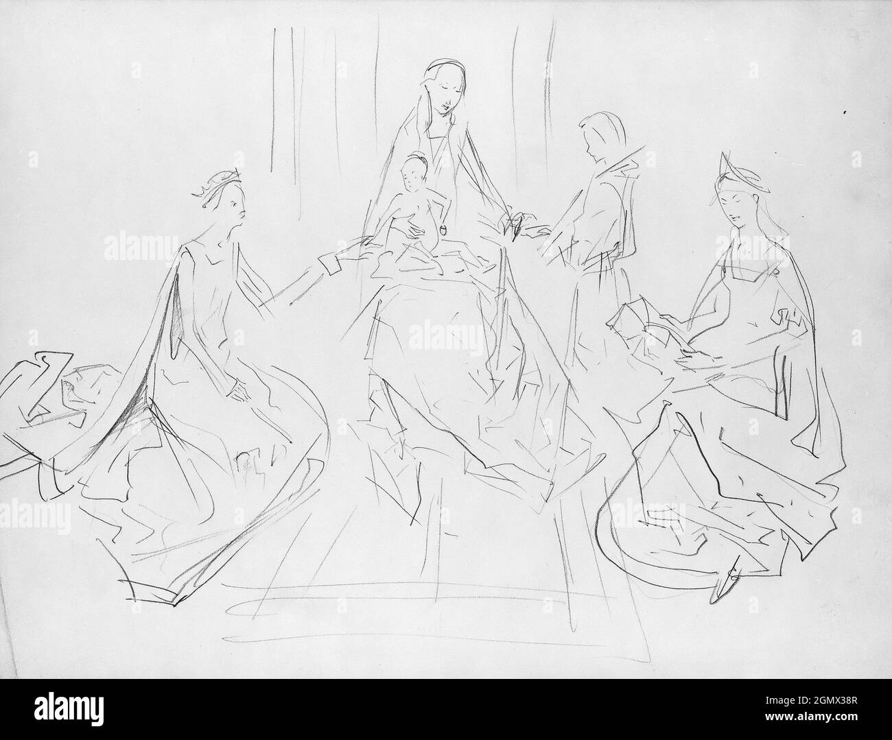 The Marriage of Saint Catherine. Artist: John Singer Sargent (American ...