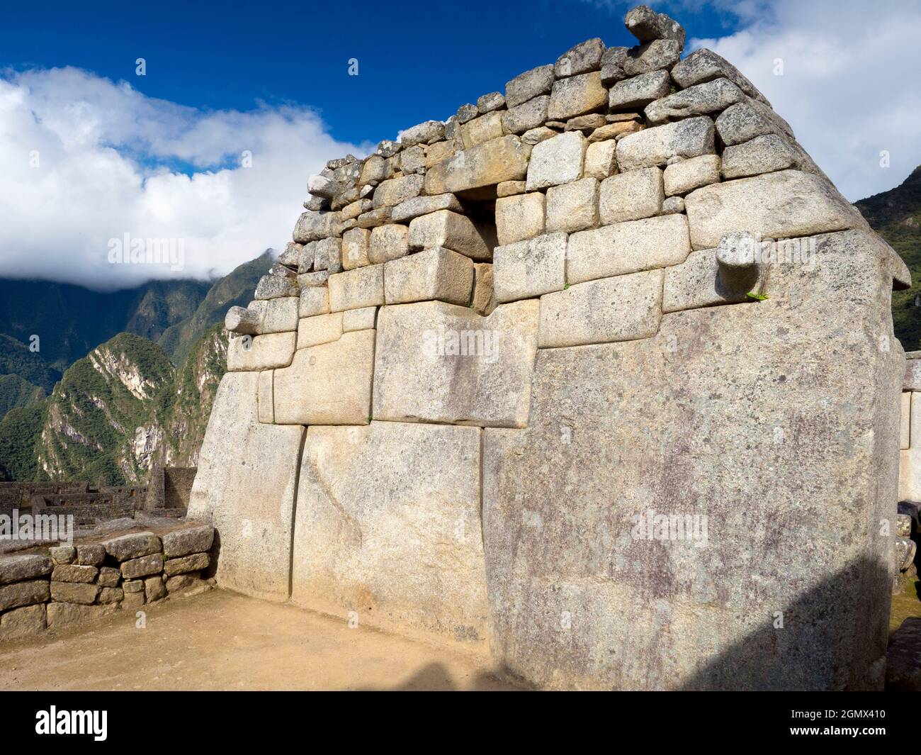 Machu Picchu, Peru - 14 May 2018 Set in an awe-inspiring mountainous ...