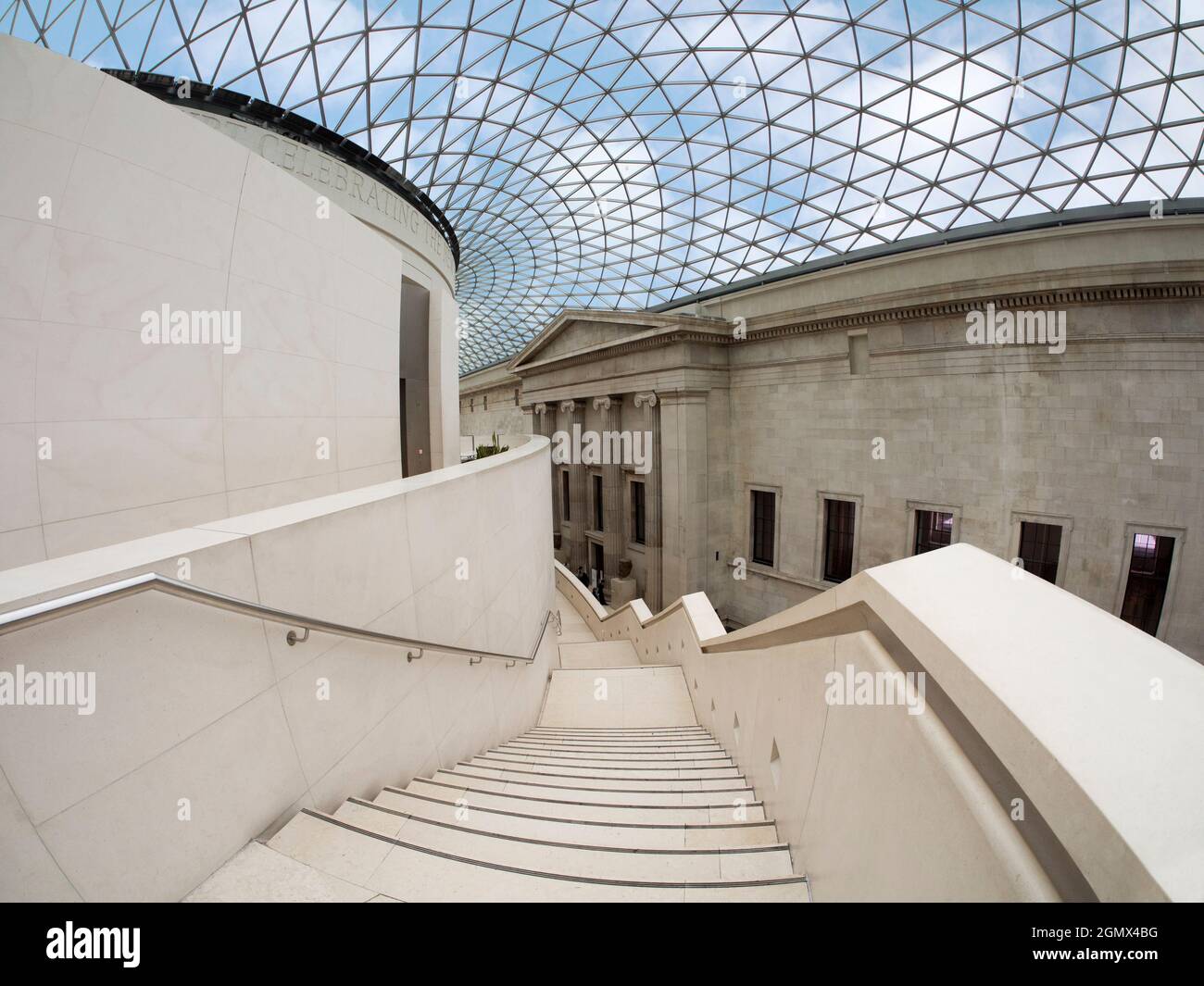 The central quadrangle of the British Museum in London was re-developed ...
