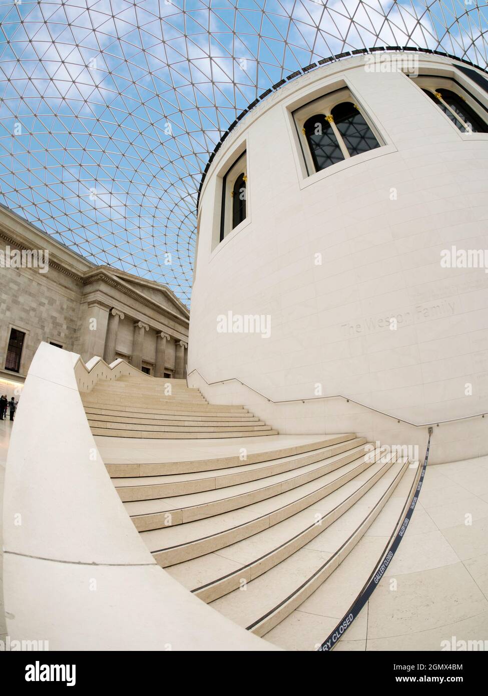 The central quadrangle of the British Museum in London was re-developed ...