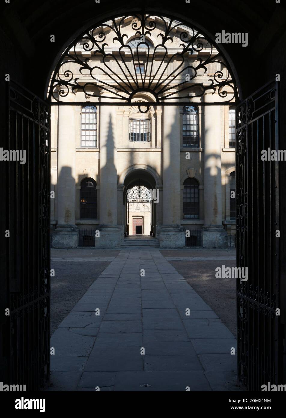Oxford, England - October 19 2018; The Clarendon Building is an early ...