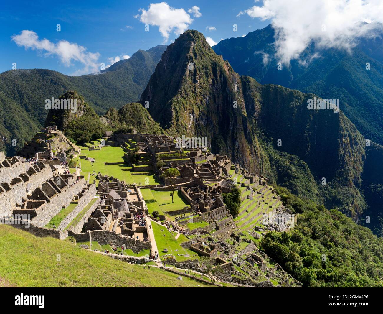 Machu Picchu, Peru - 14 May 2018 Set in an awe-inspiring mountainous ...