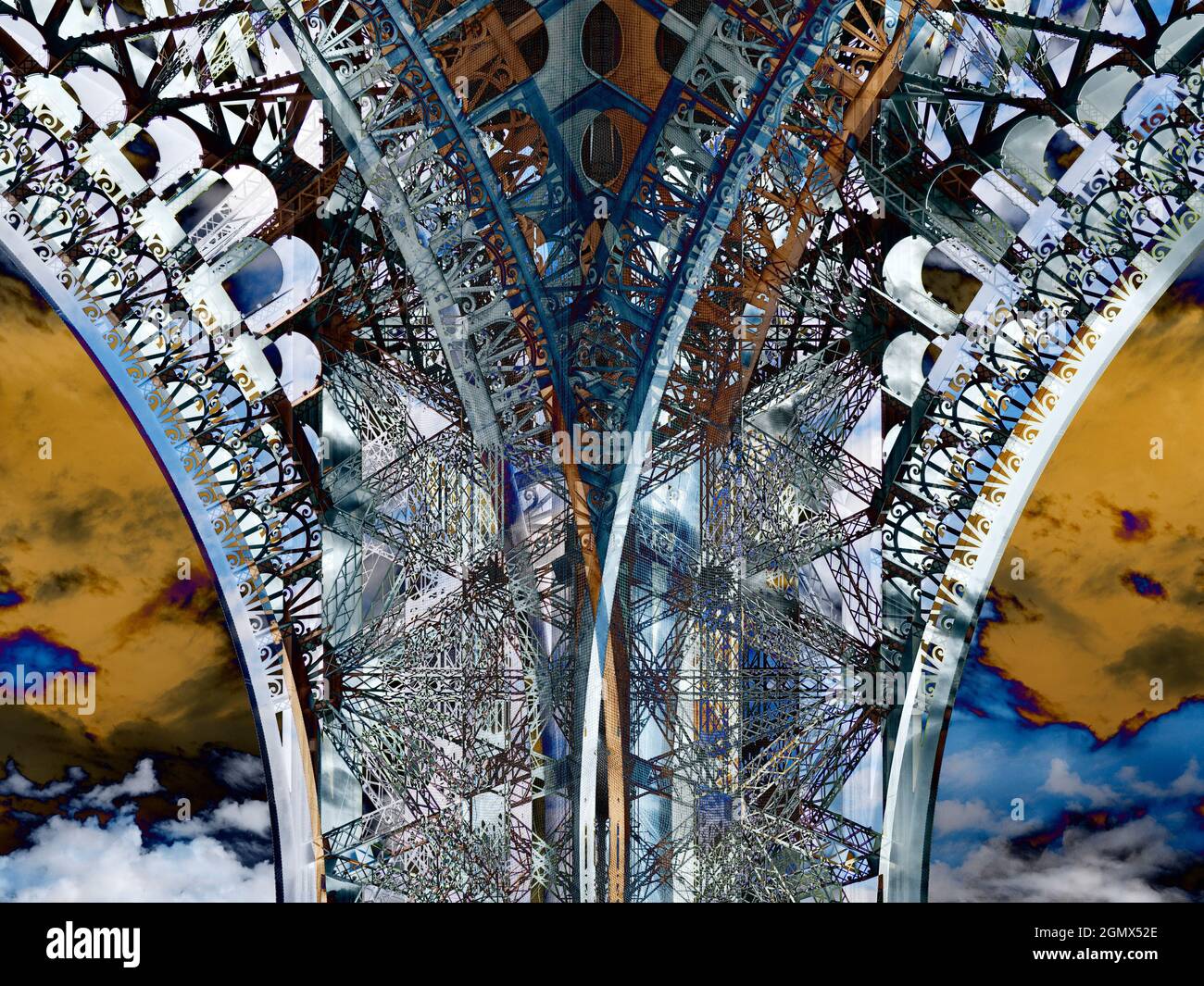 Paris, France - 18 September 2018 Constructed for the 1889 World's Fair ...