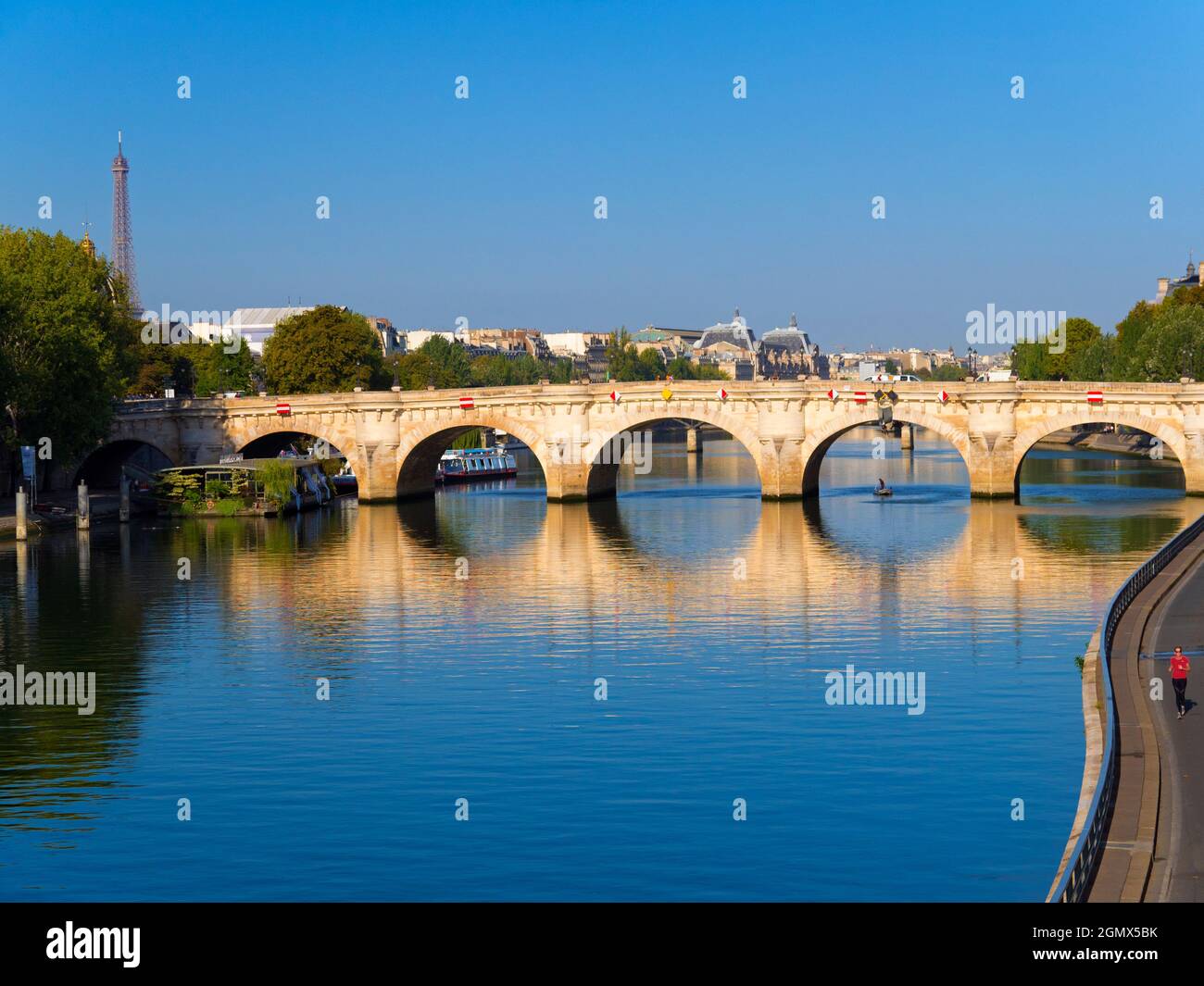 Paris, France - 20 September , 2018 The River Seine and its collection ...