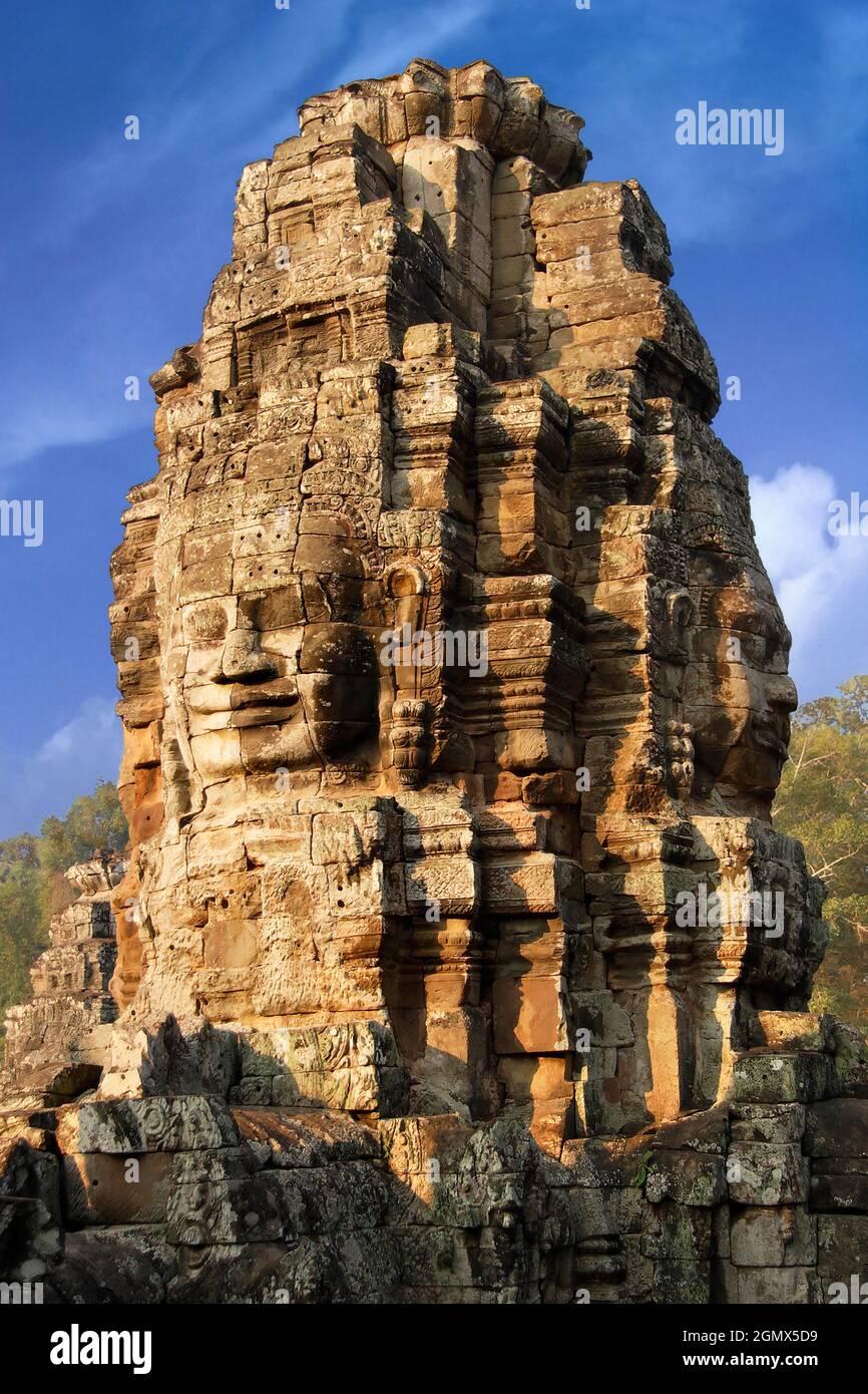 Angkor Thom, Cambodia - 21 January 2005 A triumph of Medieval Khmer ...