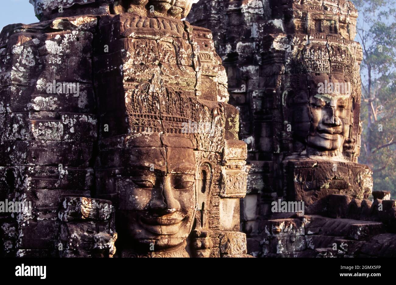 Angkor Thom, Cambodia - 21 January 2005 A triumph of Medieval Khmer ...