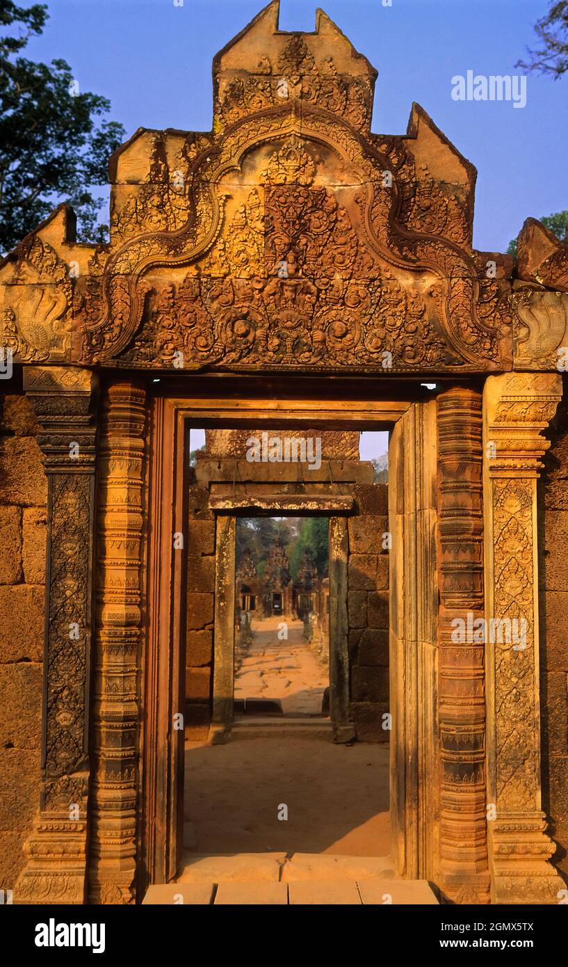 Angkor Thom, Cambodia - 13 February 2005; A triumph of Medieval Khmer ...