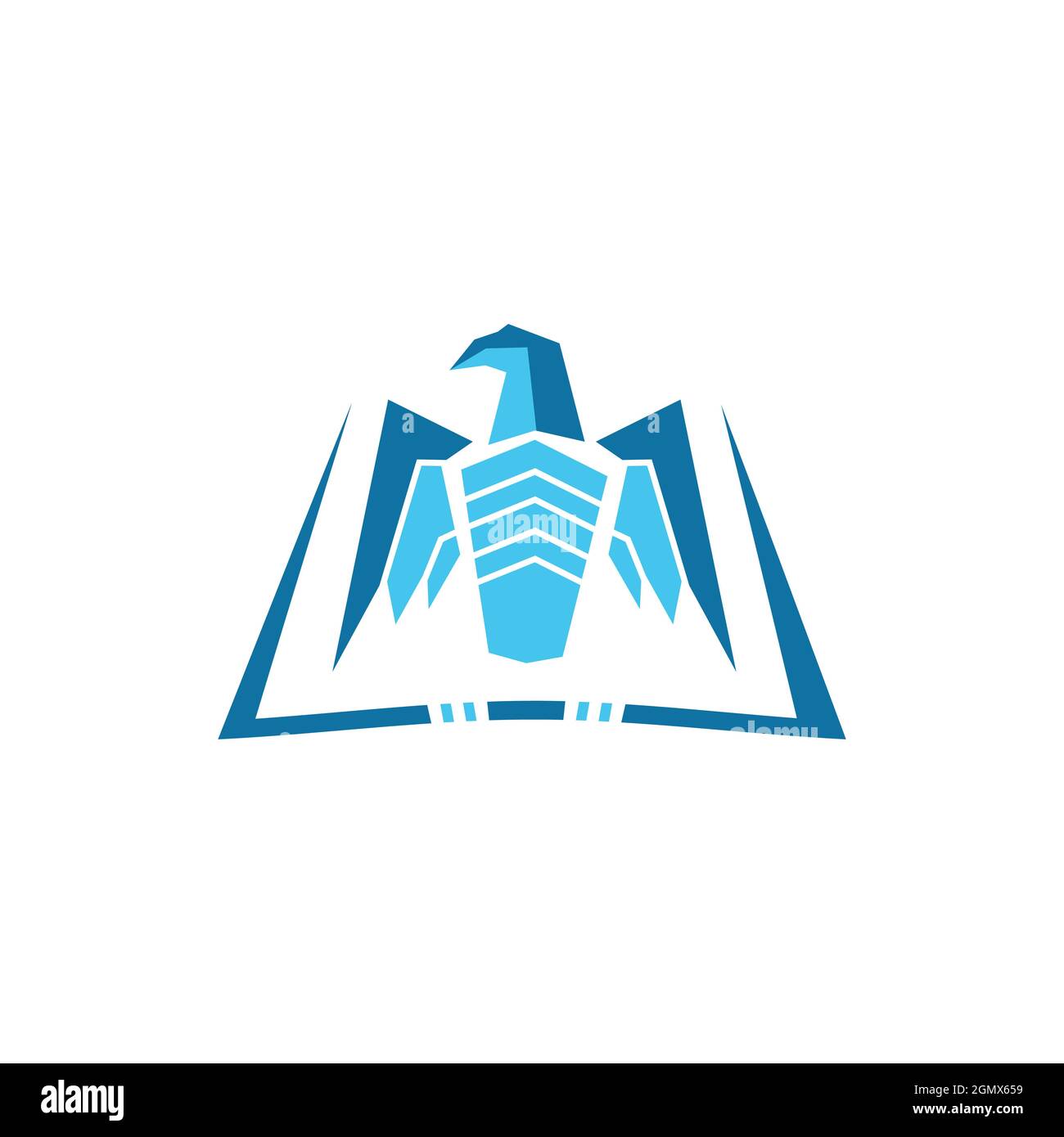 abstract Eagle falcon hawk logo icon flat concept vector graphic design ...