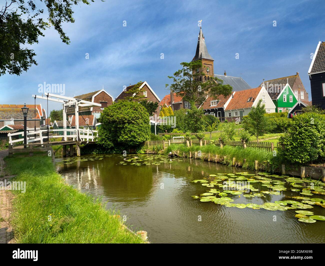 Marken Netherlands - 27 May 2016; Marken is a tiny village with a ...