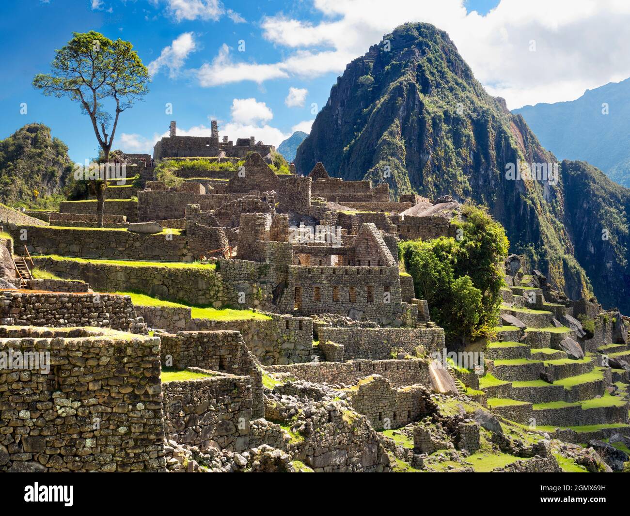 Machu Picchu, Peru - 14 May 2018 Set in an awe-inspiring mountainous ...