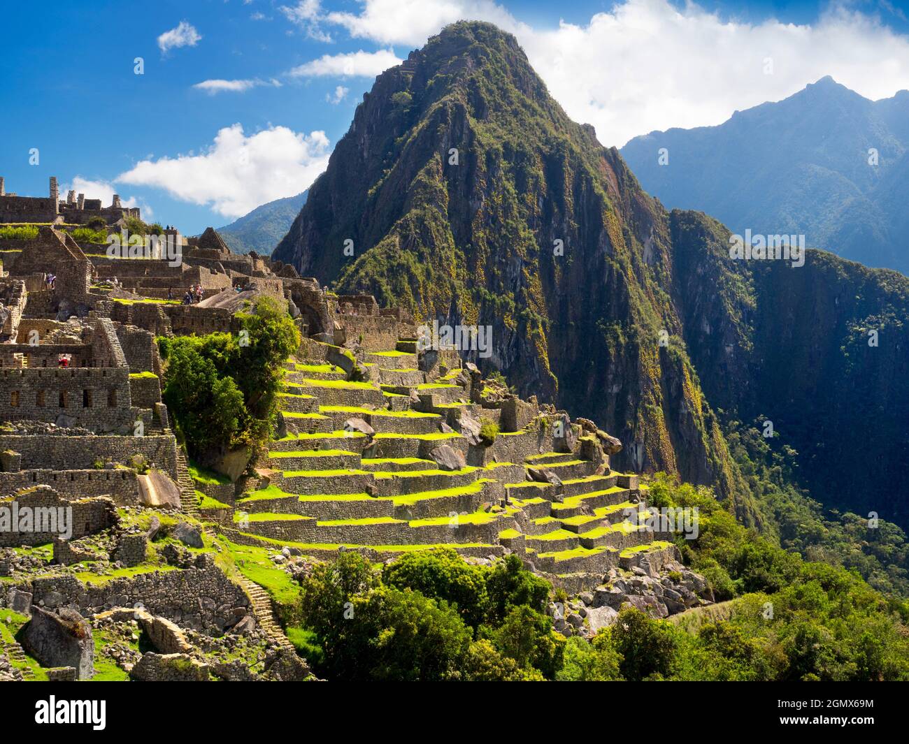 Machu Picchu, Peru - 14 May 2018 Set in an awe-inspiring mountainous ...