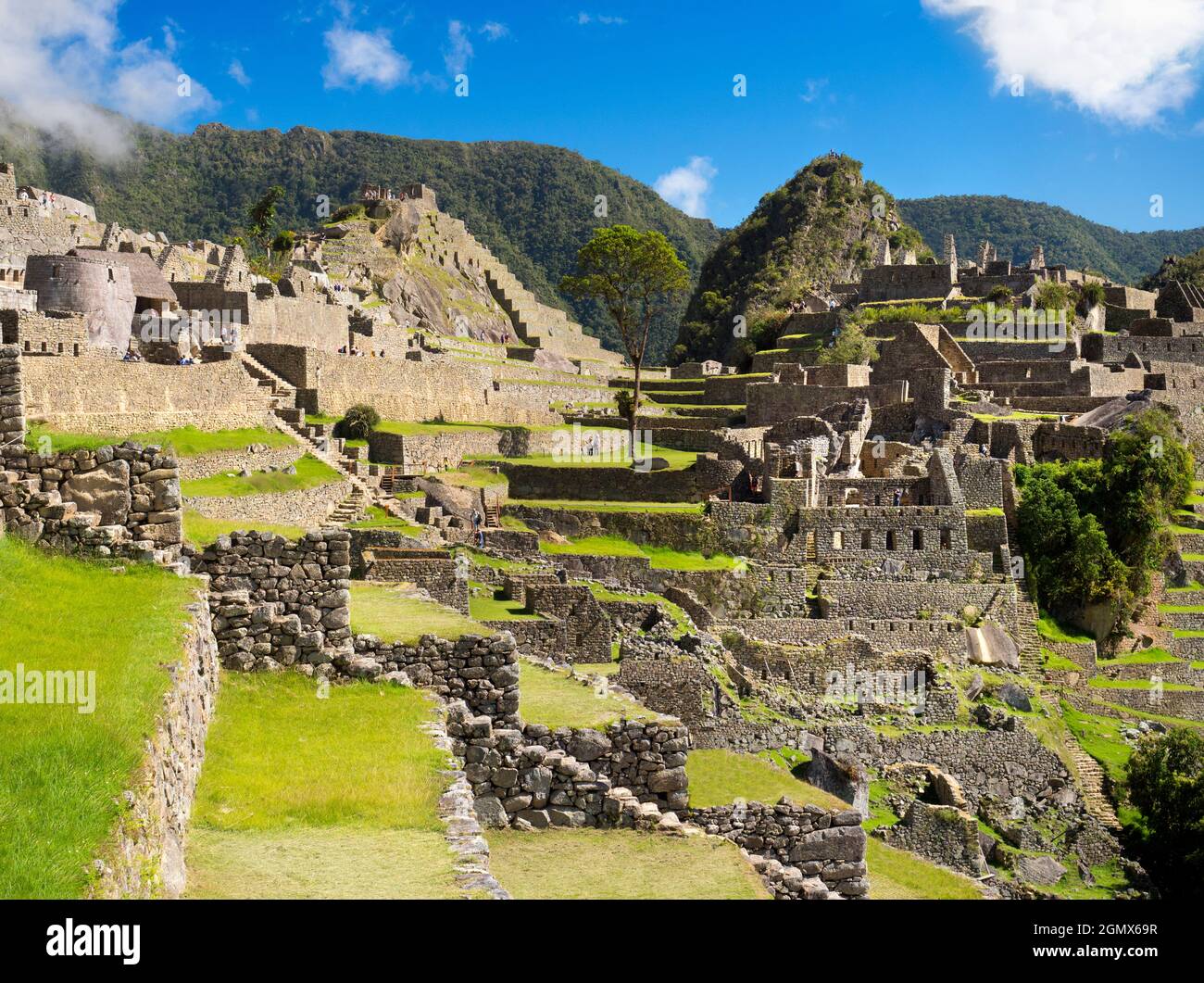Machu Picchu, Peru - 14 May 2018 Set in an awe-inspiring mountainous ...