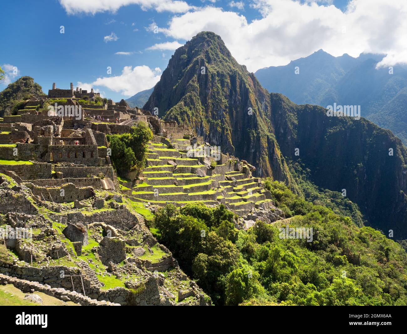 Machu Picchu, Peru - 14 May 2018 Set in an awe-inspiring mountainous ...
