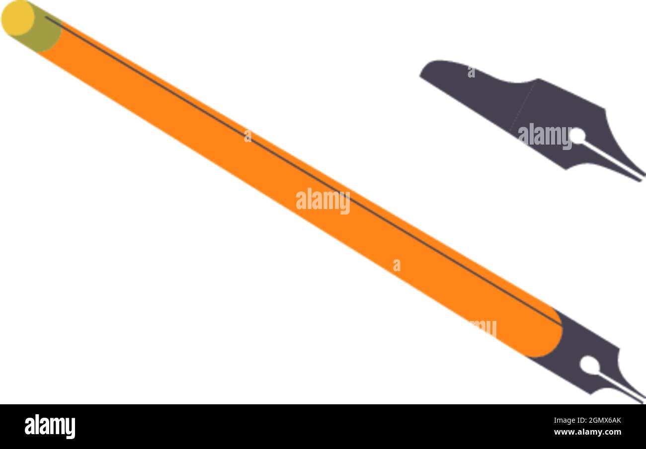 Pen knife, sharp instrument for cutting vector Stock Vector Image & Art ...