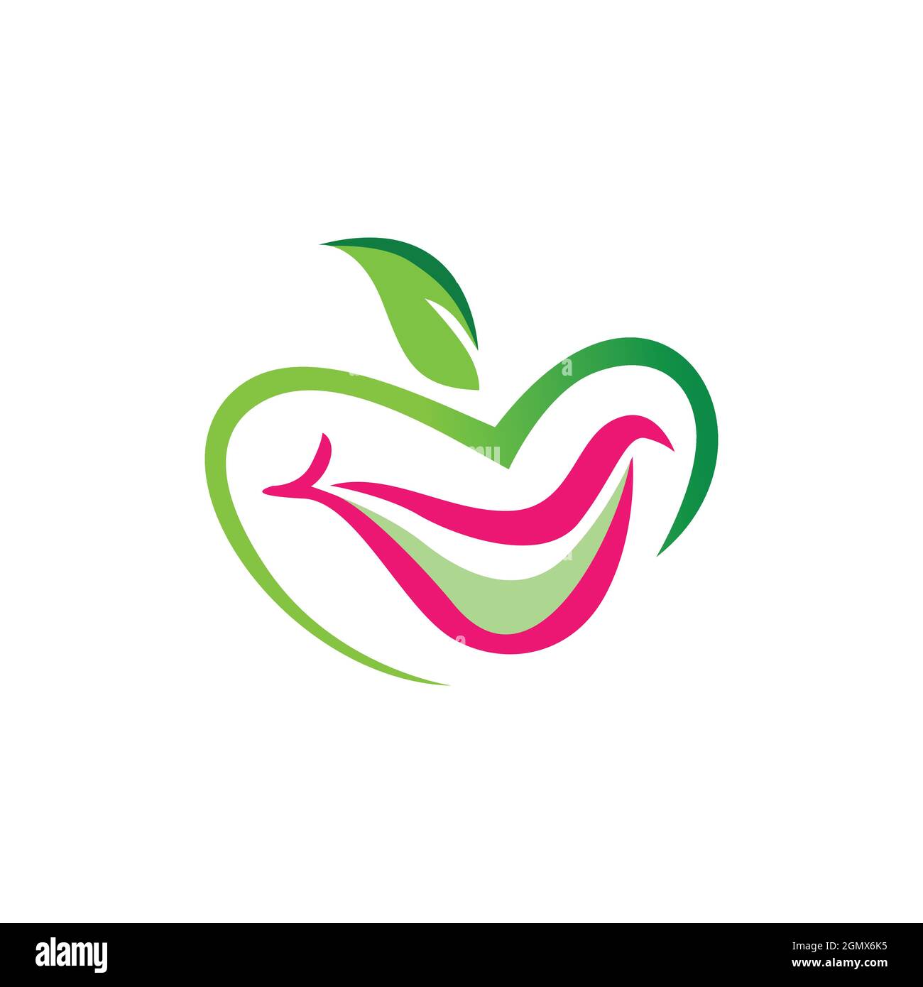 Apple logo isolated Stock Vector Images - Alamy