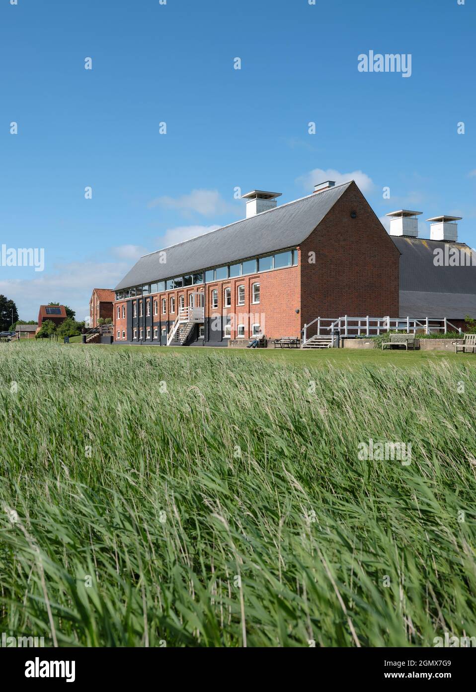 Snape Maltings is an arts complex on the banks of the River Alde at ...