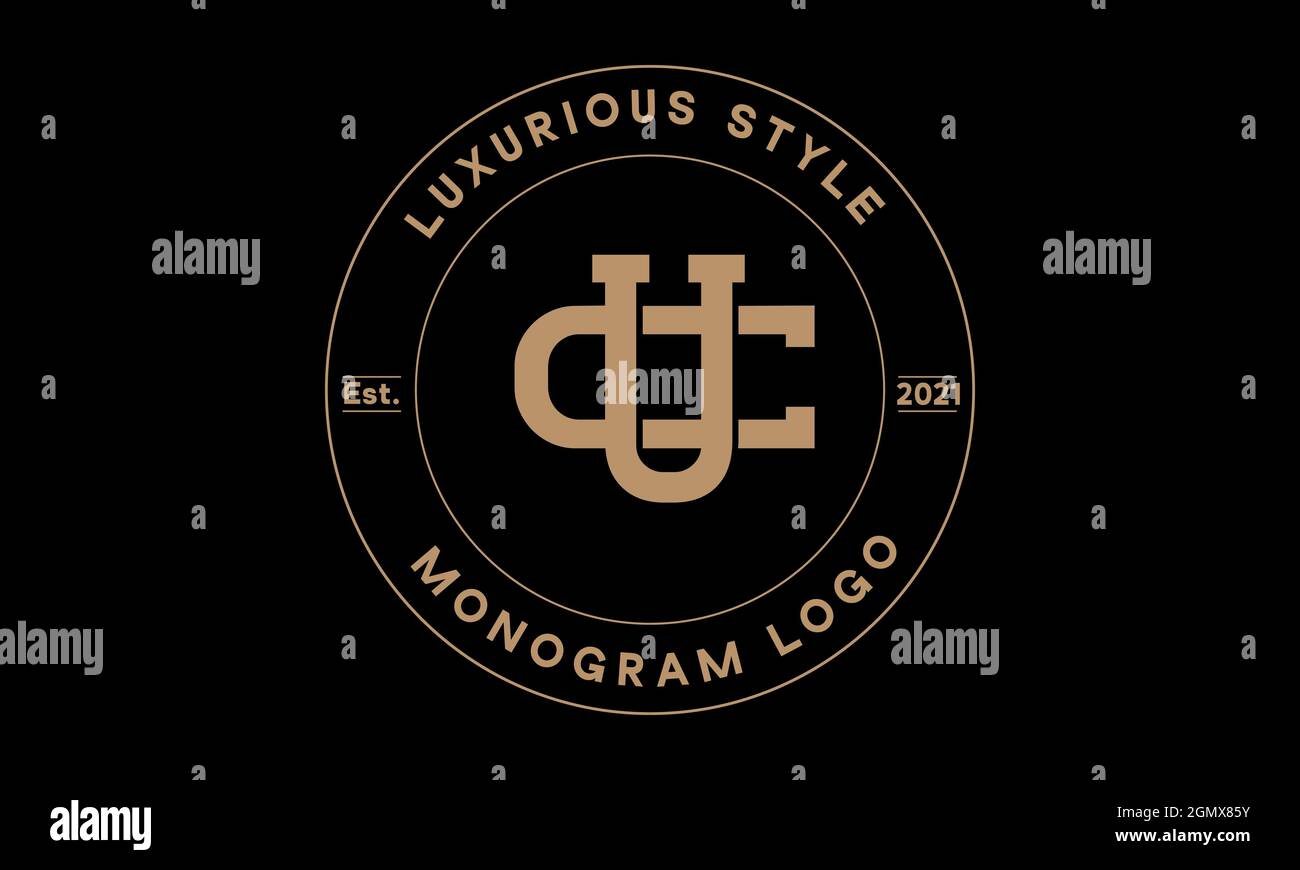 Letter uc vector vectors hi-res stock photography and images - Alamy