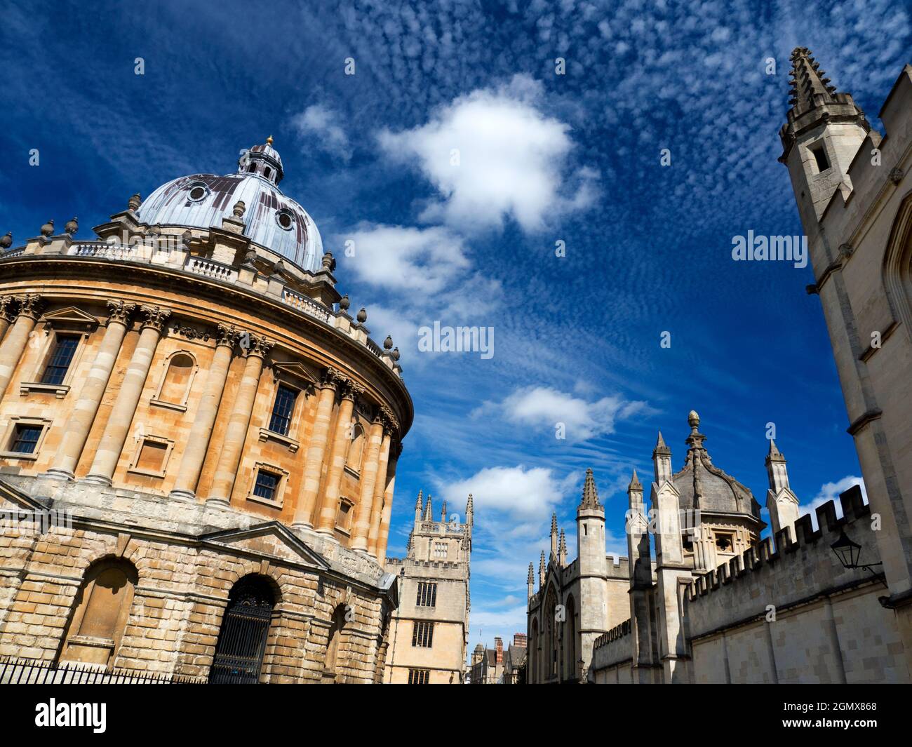 Oxford, England - 25 August 2017 Radcliffe Square lies at the heart of ...