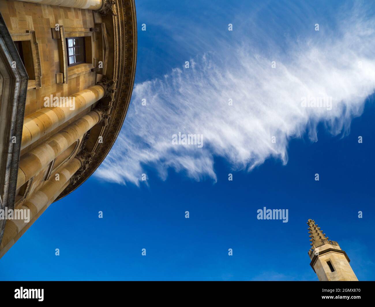 Oxford, England - 28 October 2019 Radcliffe Square lies at the heart of ...