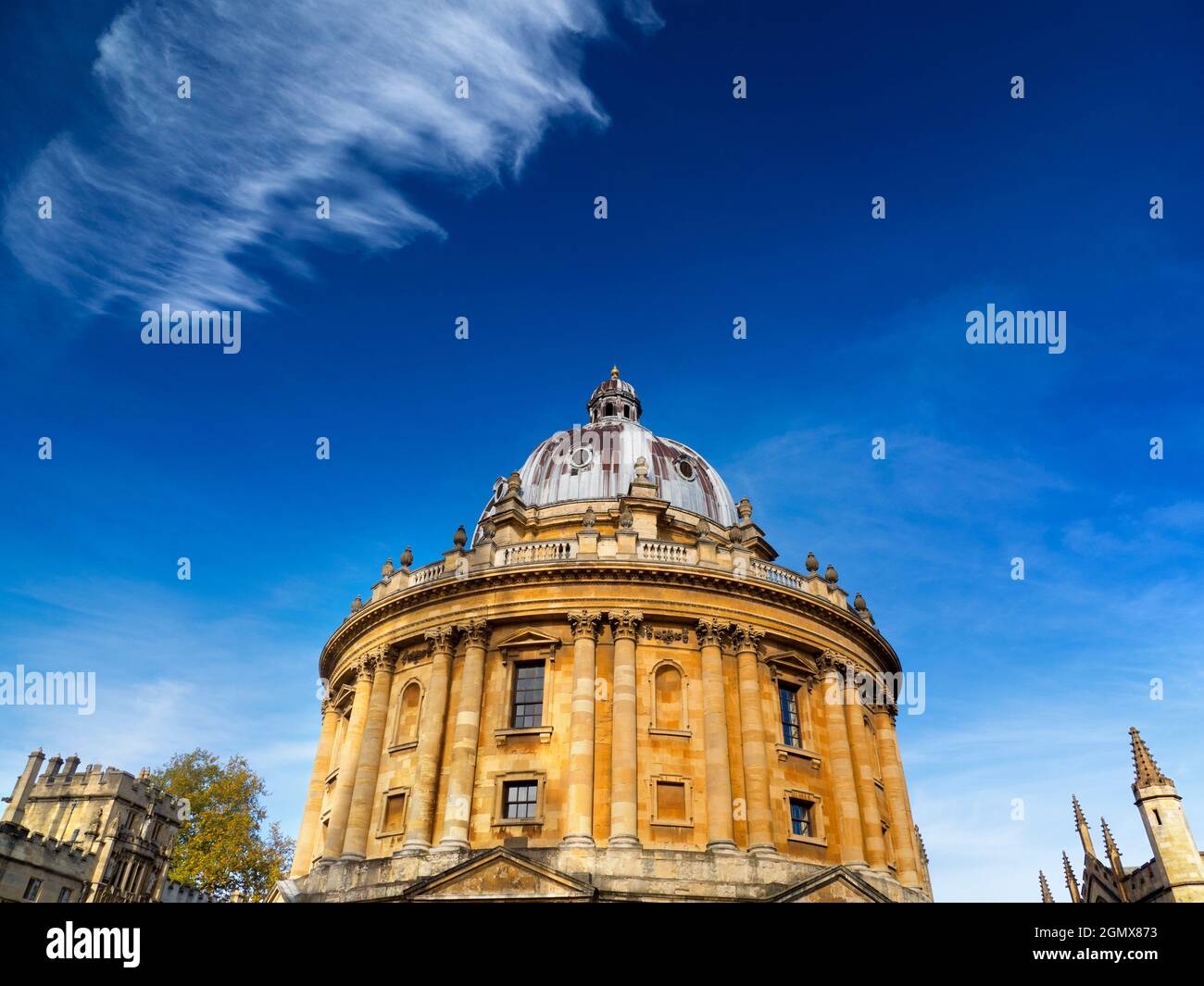 Oxford, England - 28 October 2019 Radcliffe Square lies at the heart of ...