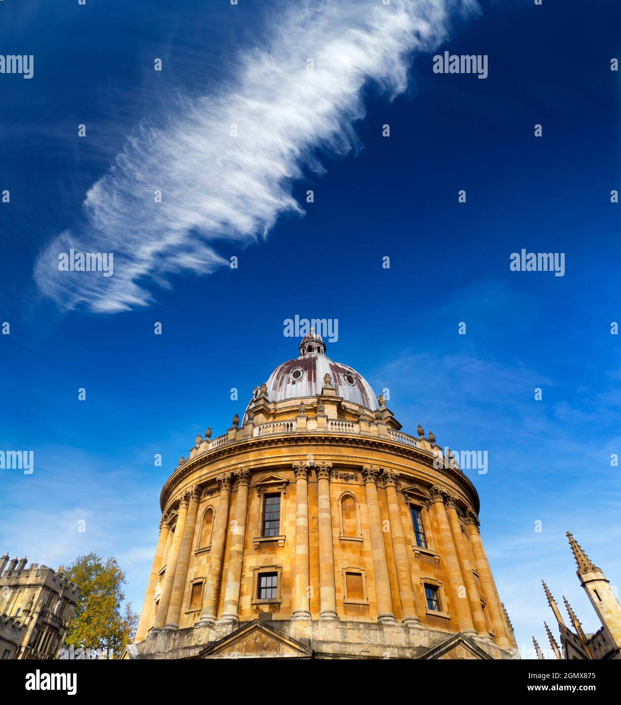 Oxford, England - 28 October 2019 Radcliffe Square lies at the heart of ...