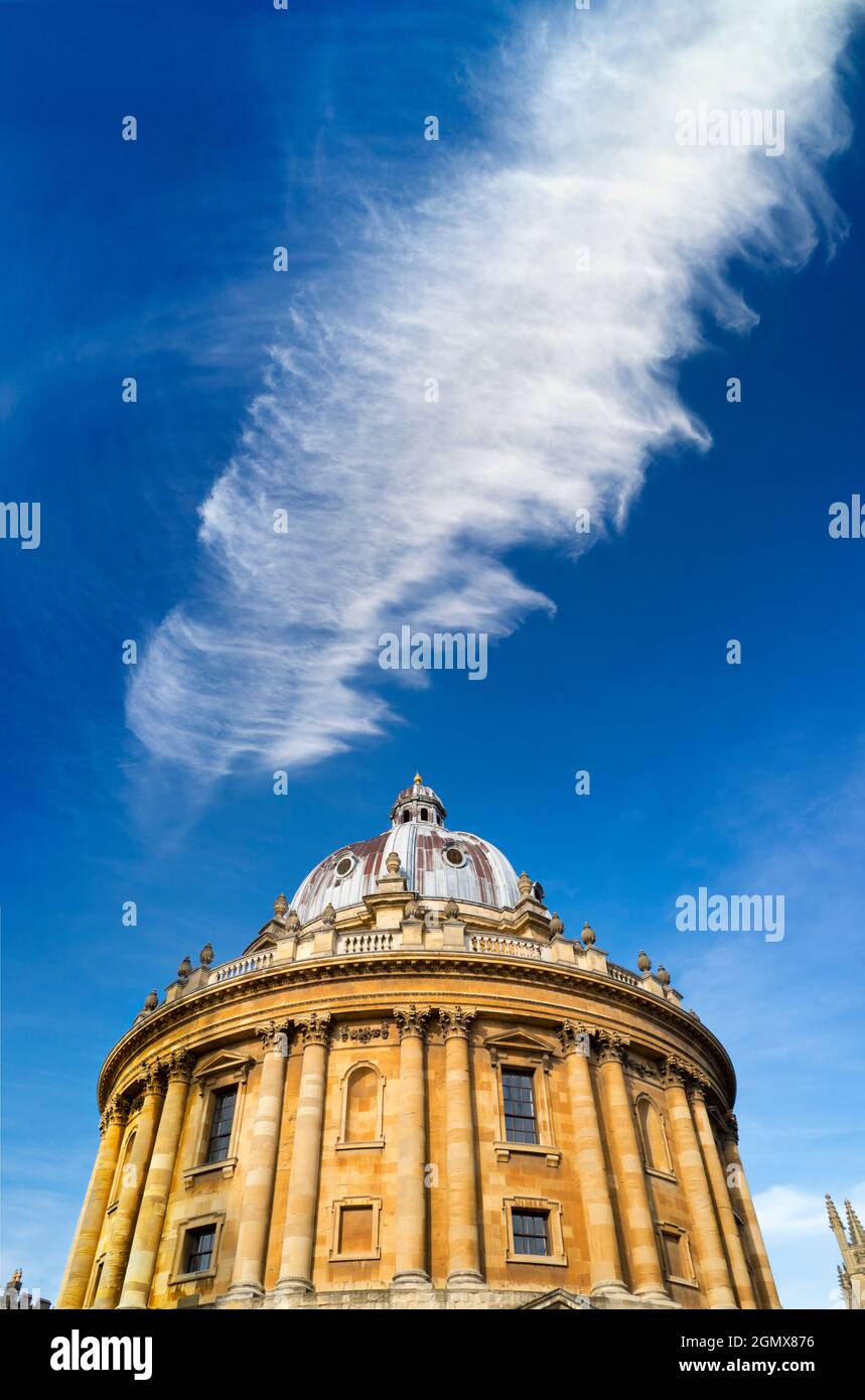 Oxford, England - 28 October 2019 Radcliffe Square lies at the heart of ...