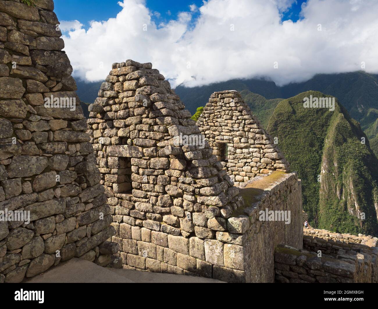 Machu Picchu, Peru - 14 May 2018 Set in an awe-inspiring mountainous ...