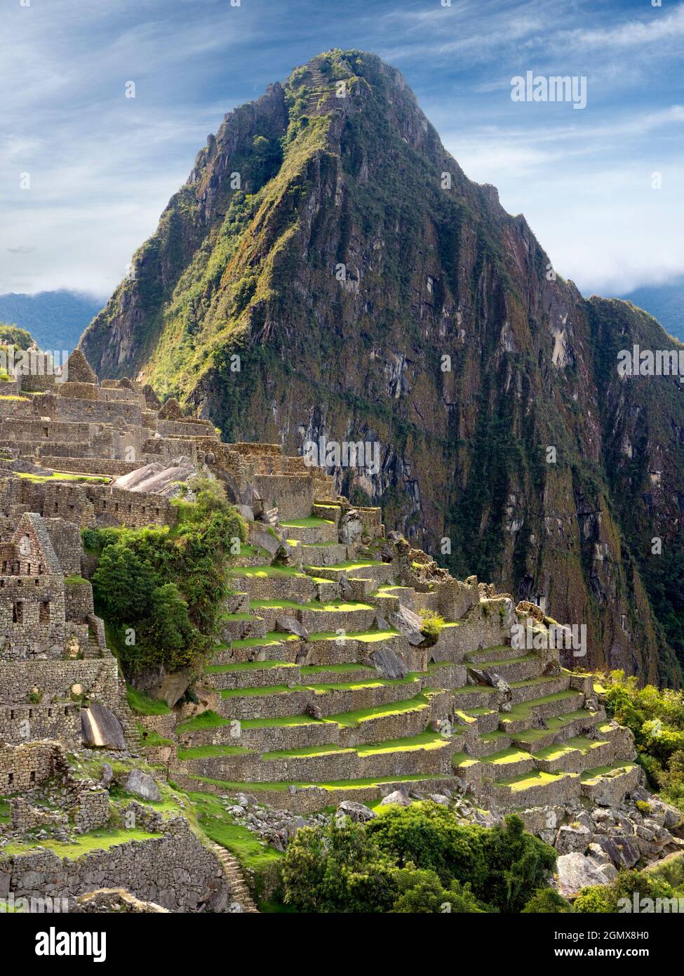Machu Picchu, Peru - 14 May 2018 Set in an awe-inspiring mountainous ...