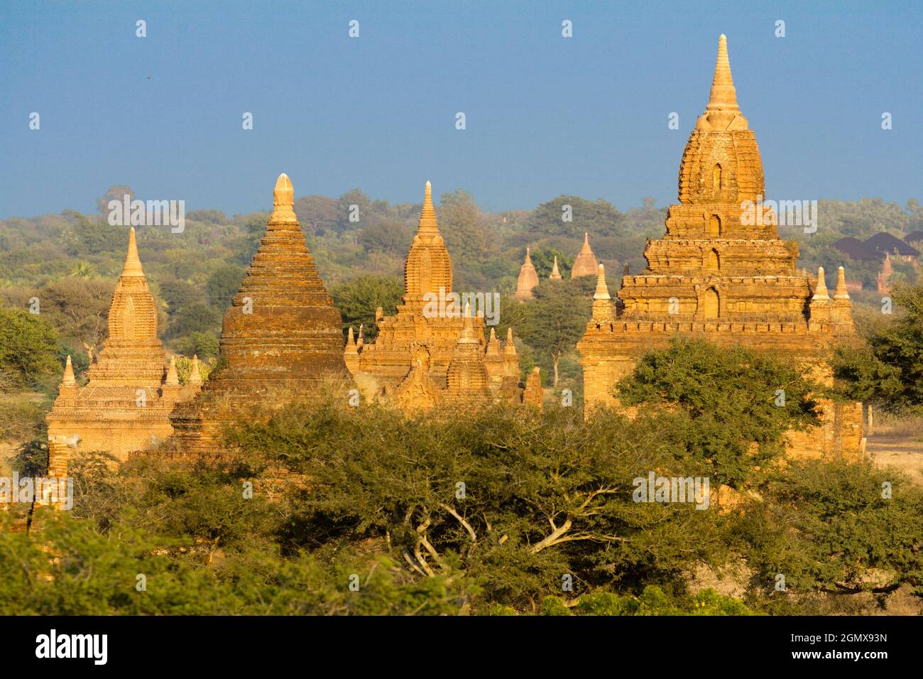 Bagan, Myanmar - 29 January 2013; One of the great Buddhist Temples in ...