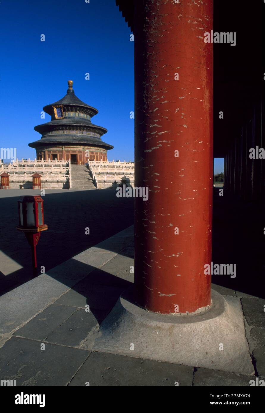 Beijing, China - April 2016; The Temple of Heaven (Tian Tan) is a ...