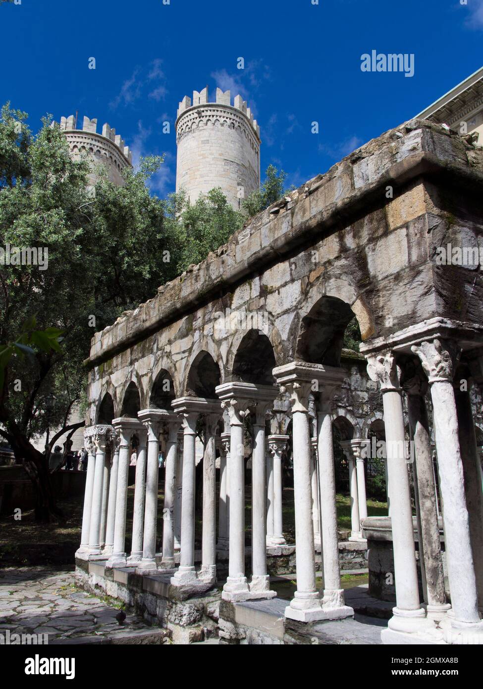 Genoa, Italy - June 2013; Christopher Columbus was born and raised in ...