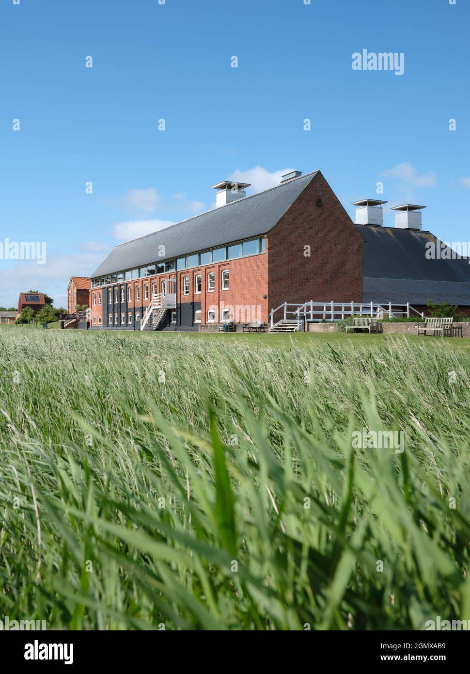 Snape Maltings is an arts complex on the banks of the River Alde at ...