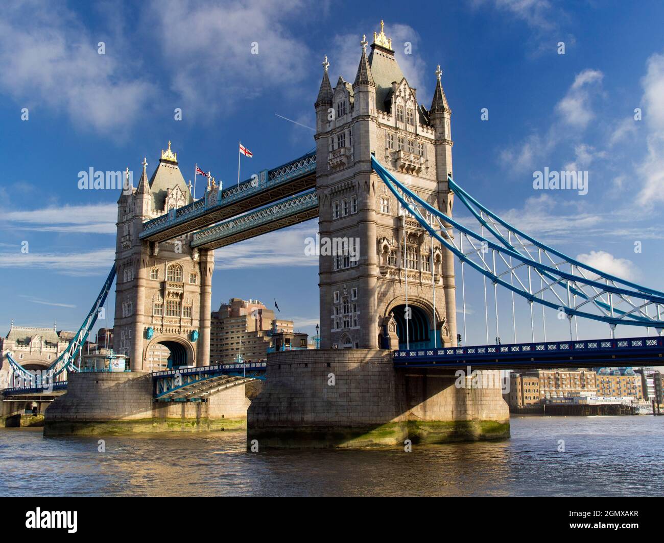 Tower Bridge, shown here on a fine winter morning, is a much-loved ...