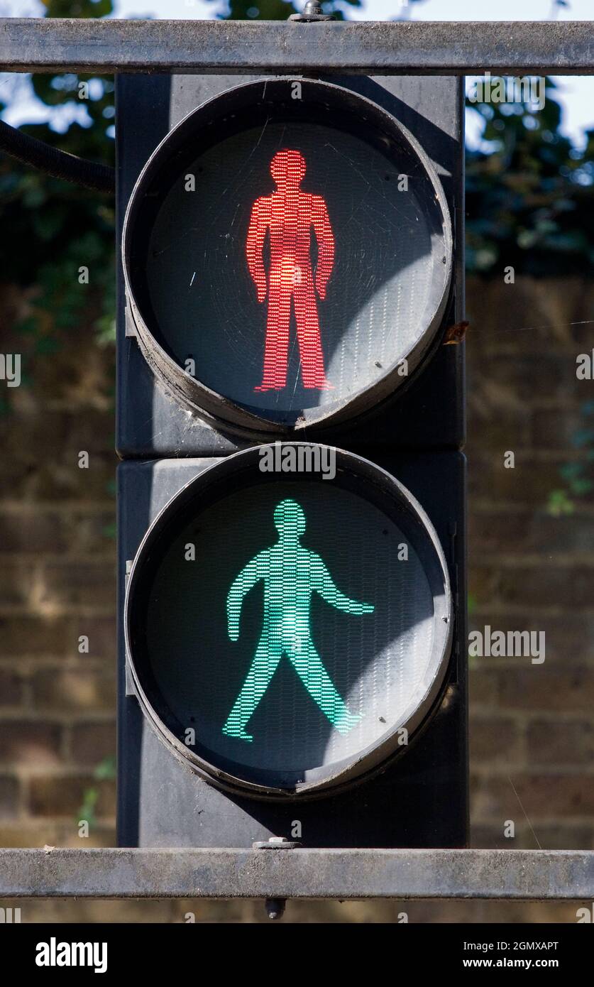 Now here's an odd sight. Both the stop and go signs on this London ...