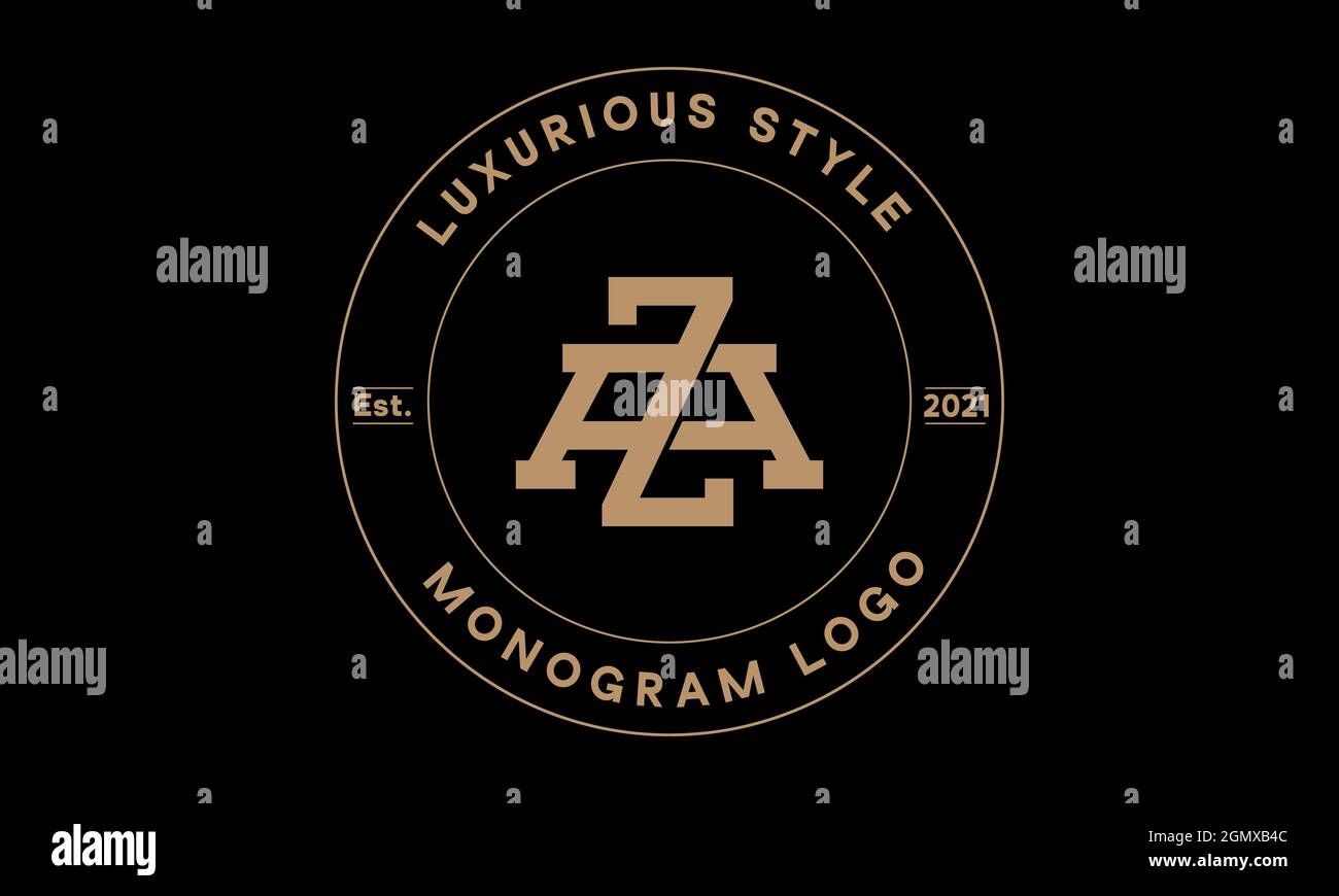 Za initials hi-res stock photography and images - Alamy