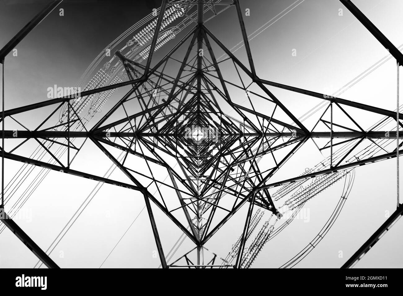 This geometric pattern is what you see if you stand beneath a UK ...