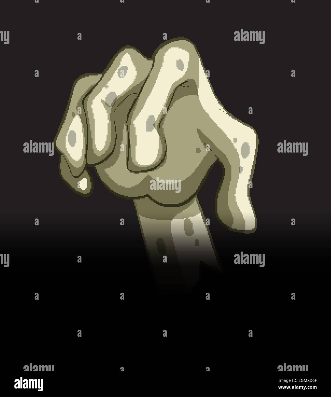 Creepy zombie claw isolated illustration Stock Vector Image & Art - Alamy