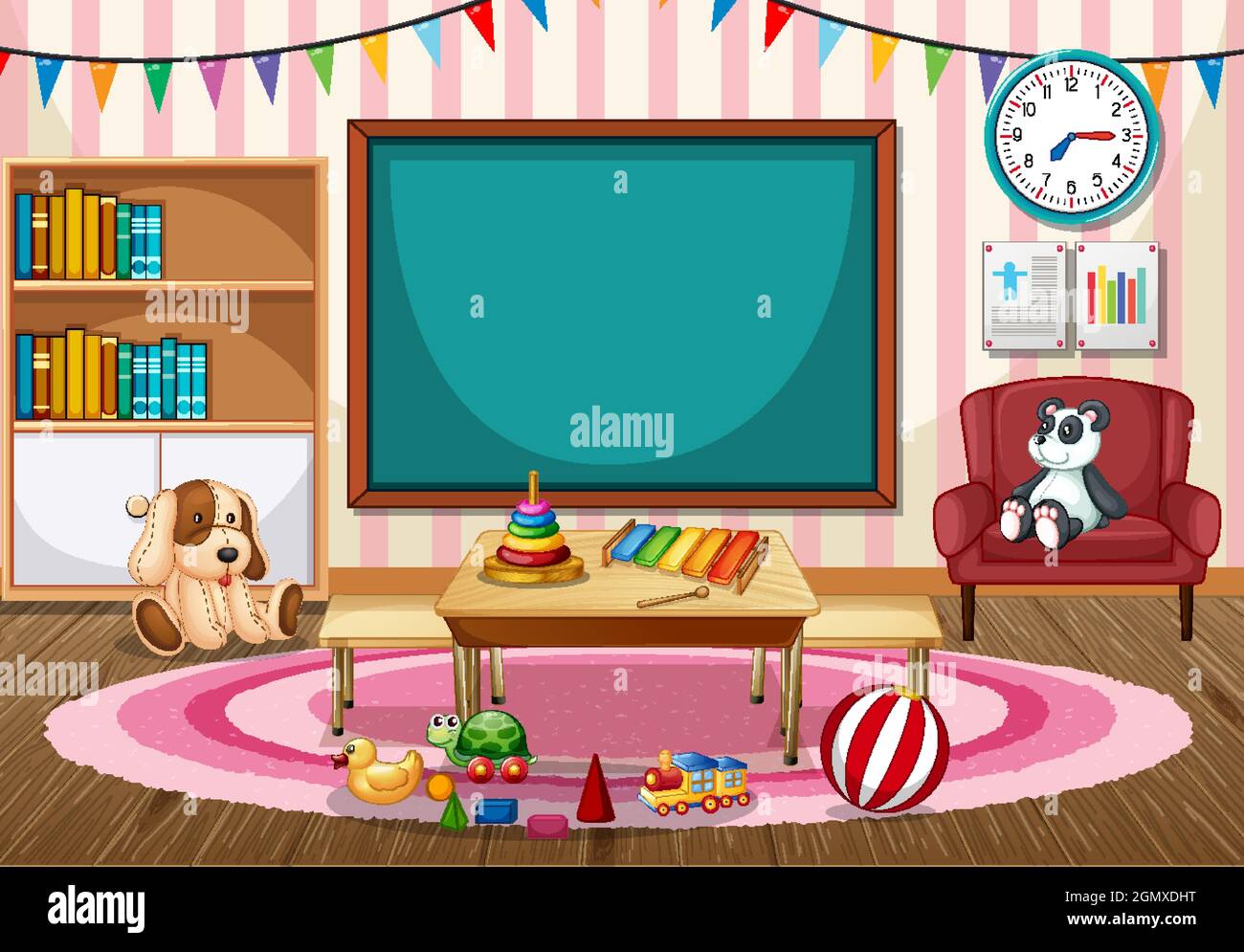Kindergarten Classroom Background