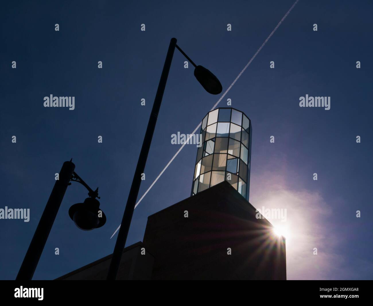 Oxford, England - 21 March 2018 The strange tower is part of the new ...