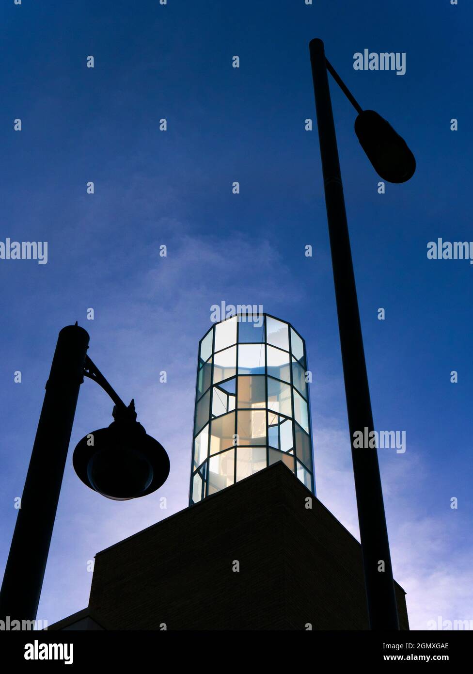Oxford, England - 21 March 2018 The strange tower is part of the new ...