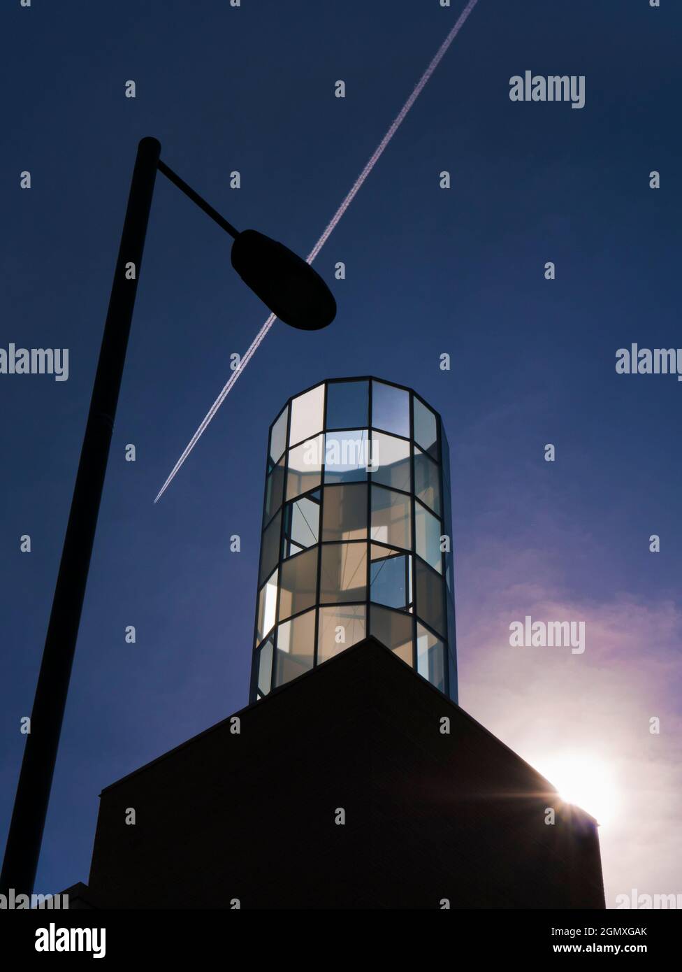 Oxford, England - 21 March 2018 The strange tower is part of the new ...